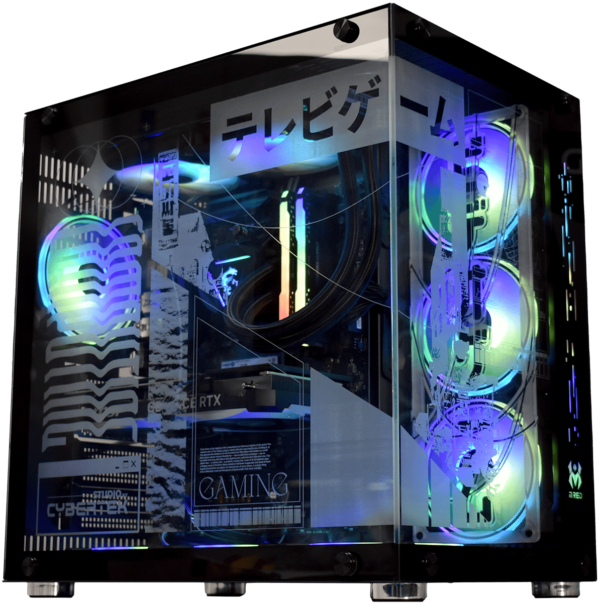 Cybertek nous a monté un PC gamer avec service de gravure personnalisé