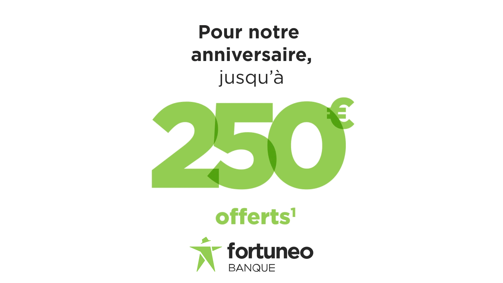 Plus que 24h pour gagner 250€ en ouvrant un compte Fortuneo Banque ⌛️