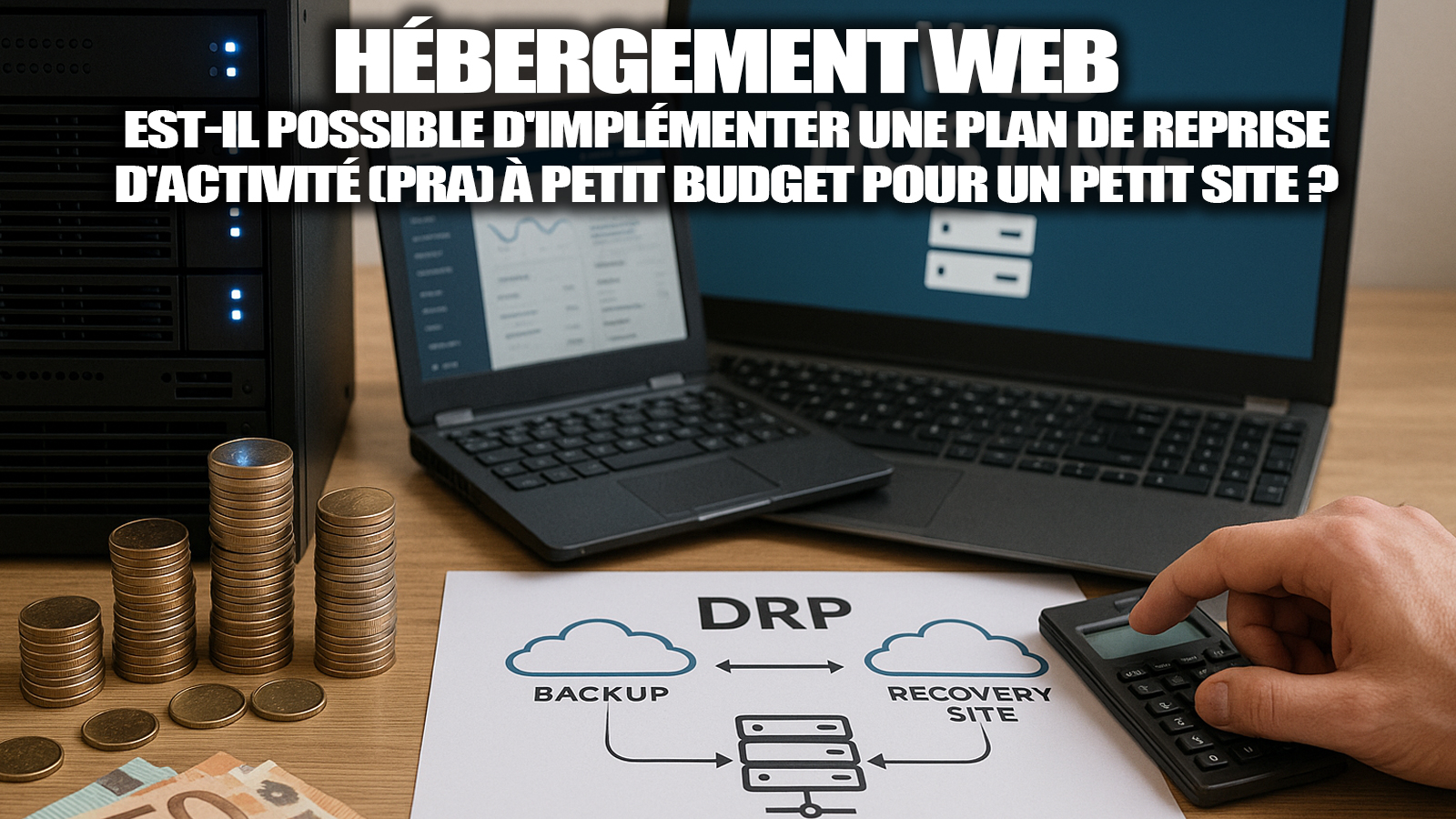 Hébergement et performance web : PRA à petit budget pour sites